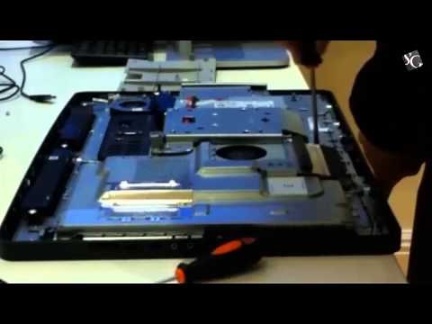 How to open a Dell Optiplex 9010 all in one computer to do a hard disk change