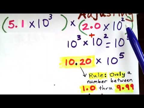 Part 17 "Scientific Notation Find the Product example #3 Needs Adjusting" GED & HiSET Math EXAM Prep