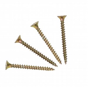 [Hot Item] Colour Zinc Chipboard Hardened Drywall Nails Phillips Flat Head Tapping Screws