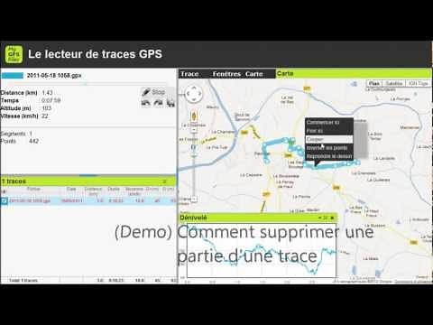 MyGPSFiles: Edition & création de traces GPS