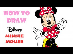 MINNIE MOUSE DRAWINGS || Learn How to Draw Easy Minnie Mouse Step by Step