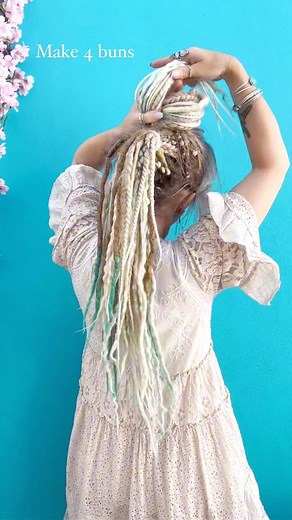 33K views · 206 reactions | Let’s do the Mowhawk Dread Bun together ...