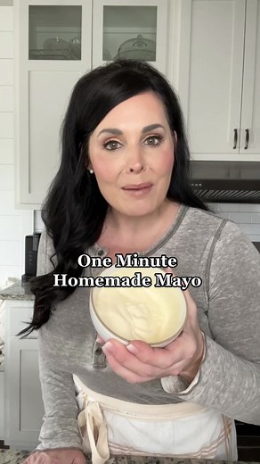 This homemade mayo takes less than 60-seconds to make and is a hundred times better than store-bought. It’s creamy and delectable and is great as a base for sauces, dressing, or adding plain to a sandwich or lettuce wrap. Whole30, Paleo, Keto, Dairy-Free, and Gluten-Free. #whole30recipes #paleo #paleorecipes #homemademayo #mayo #homemaderecipes #healthyrecipes
