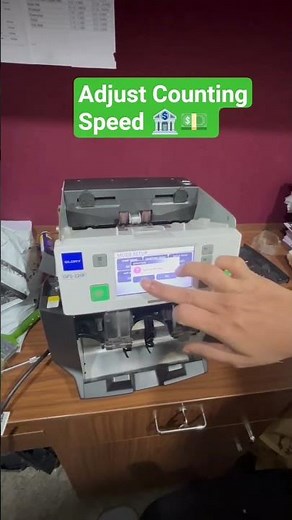 How to Adjust Counting Speed in GLORY Ntegra Cash Sorting Machine 🏦💵