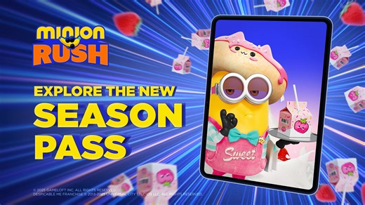 Runners, a brand-new Season Pass is live! 🚀 Fresh in-game rewards, exciting missions, and a brand-new costume are waiting for you. ✨ Jump in and start unlocking today! 🎉 | Minion Rush