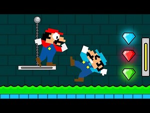 Mario HOT & Mario ICE Challenge in Watergirl and Fireboy (Part 50)