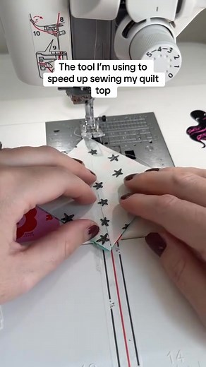 1.7K views · 11 reactions | Using 1/4” seam tape to speed up sewing my quilt top! Get it here: https://quiltingcrafthub.com/products/diagonal-seam-tape-for-sewing-straight #quilting #quilts #quiltersoftiktok #quilttok #sewingforyoupage #sewing #viral #fypシ゚ | Quilt Patterns PDF | Facebook