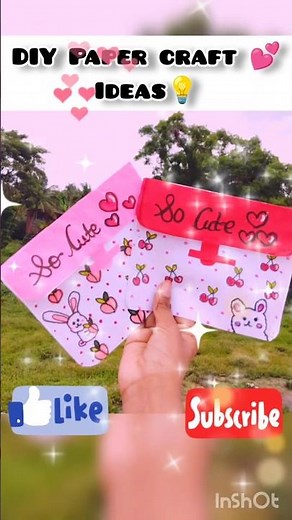 how to make mini file folder /DIY paper crafts idea /DIY Mini file tutorial | #shorts