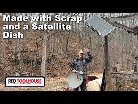 Custom Solar Panel Mount for our Barn for ZERO $$$