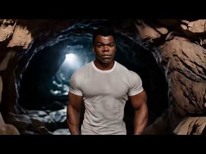 Man gaining muscle (AI)