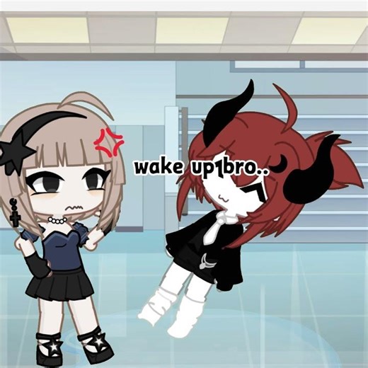 WHO THREW THAT WATERBOTTLE!!? ft: ‪@Just_shellz_01‬ hehehee😈#gacha #gachalife #edit #fyp #fy #capcut