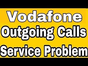 How To Fix Vodafone Outgoing Calls Service Disable Problem Solve