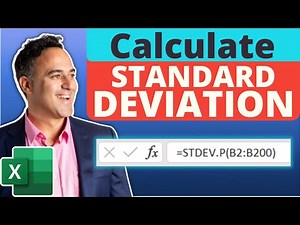 Using Statistical Formulas in Microsoft Excel: How to Calculate Standard Deviation