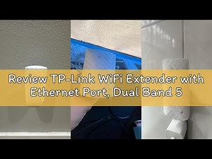 Review TP-Link WiFi Extender with Ethernet Port, Dual Band 5GHz/2.4GHz, Up to 44% More Bandwidth Tha