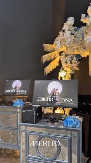 Digital Guest Book | QR Code on Instagram: "Still not over this unforgettable celebration — a wedding that felt like a concert🤍 MERITO is truly honored to be part of The Wedding of @jerichoarion96 & @tania_cbella ✨ #ourJERNI together with, @projectartplus @grandmercuremalangmirama @grandballroom_malangmirama @verzatik @sion_decor @lancarproduction @vinoqi.entertainment @trividancesportc @lastminute_sc @sandhidea @dianbokir #merito #digitalguestbook #wedding #einvitation #qrcodecheckin #surabaya