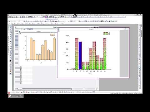 Column, Bar, and Stacked Column Plot in OriginPro
