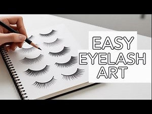How to Draw Realistic Eyelashes | Step by Step Tutorial