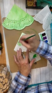 30K views · 676 reactions | Grab a pack of paper doilies and make a Christmas tree. You can leave them white or paint them any color. If you’re lucky you might find colorful doilies. Have fun with this one. Happy Crafting xo Billie https://chalkcouture.com/Billie/shopping/addCartLink/e0f31de5-bf20-4e06-9f21-fec312c0117a | Made Bayou | Facebook