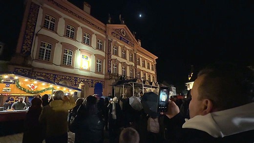 World's largest Advent calendar house opens its first window in Germany