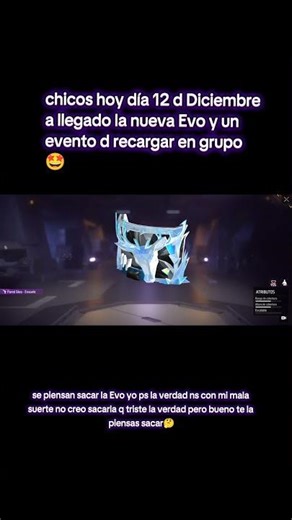 Llegó la nueva Evo junto con un evento d recargar🤩😱 ‪@GarenaFreeFireLATAM‬ #freefire
