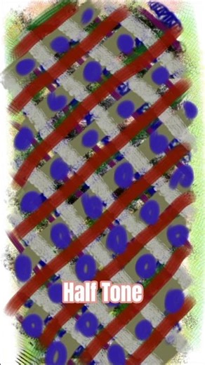 Aplikasi Menggambar Digital type Half Tone #sketchbook #halftone #art #trending1