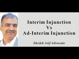 Difference between Interim & Ad-Interim Injunction I temporary, permanent and perpetual injunction