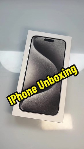 ASMR Unboxing iPhone 15 Pro Max as Birthday Gift