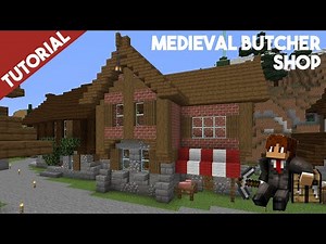 Minecraft: How To Build a Medieval Butcher Shop Tutorial
