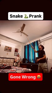 Snake 🐍 Prank On My Angry Parents 😂 Gone Wrong ❌ #skaterhimanshu #comedian #angry #mom #dad #snake #prank | Skater Himanshu