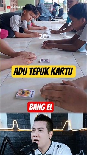 It's fun when kids compete to clap cards together #shorts #reactionvideo #fypvideo #eldanboy