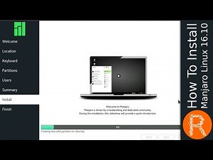 How To Install Manjaro Linux 16.10