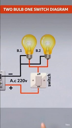 Control 2 Lights with 1 Switch: Simple Electrical Wiring for Beginners