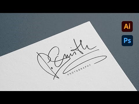 Real Signature to Vector Logo | How To Signature Logo Easily