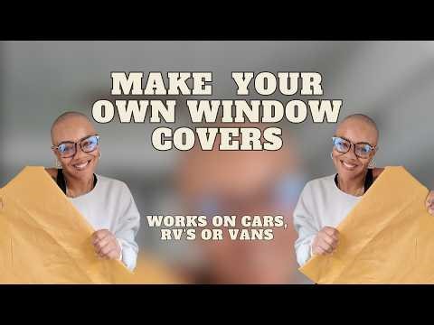 best diy window covers for your van or rv