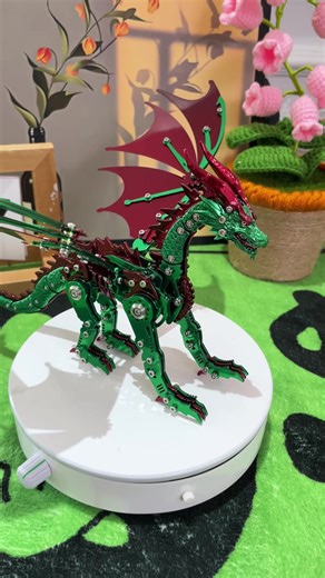 3D Metal Dragon Puzzle Kit: A Fun Family Activity