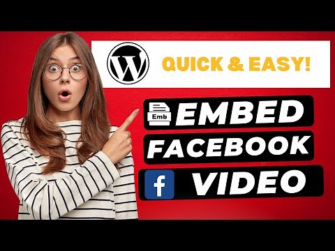 How To Embed Facebook Video In WordPress 2025 🔥 - (FAST & Easy!)