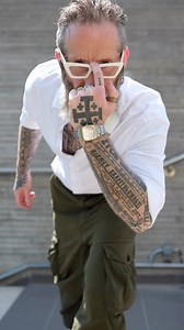 3.1K views · 1.5K reactions | „Fashion is what you buy. Style is what you do with it.”  @leziff.pl  @agatamaxellon #glasses #sunglasses #summer #weekend #beardman #tattoo #manstyle #fashiongram #beardstyle #style Beard Tattoo Model | Tom Horn Outlaw | Facebook