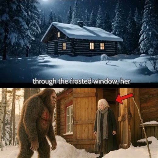 When a Shivering Sasquatch Begged at an Old Woman’s Door, the Choice She Made That Night Shattered a Legend Margaret Halloway had survived seventy winters, but none felt quite as sharp as this one. Five years had passed since her husband, Richard, died, leaving her with nothing but a log cabin in the Selkirk Mountains of northern Idaho and a silence that often felt heavier than the snow. She had grown used to the solitude—the ritual of hauling wood, the steady hum of the stove, and the occasiona