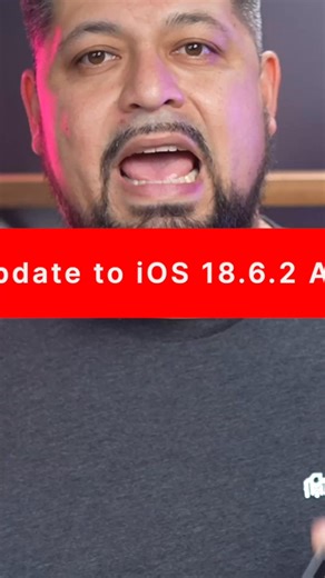 Apple just released iOS 18.6.2, and this one is critical. It fixes a zero-click exploit where a malicious image file could cause memory corruption and potentially let hackers compromise your iPhone, @without you even opening the photo #iOS1862 #iOSUpdate #iPhoneSecurity #AppleNews #TheTechDesk | Hector Daniel Chavez