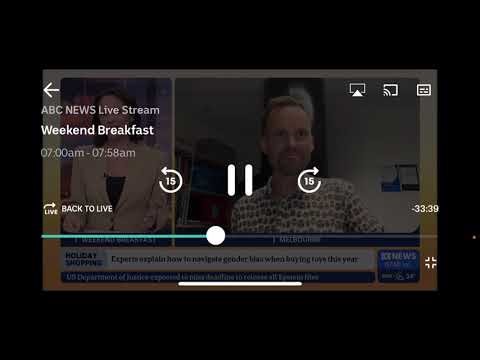 Interview on ACB TV Weekend Breakfast about gender stereotypes and toys