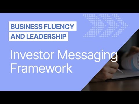 An Investor Messaging Framework