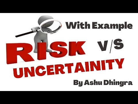 Difference between Risk and Uncertainty with example