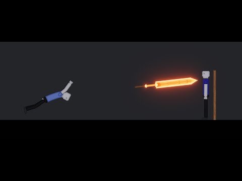 Humans Throwing Weapons At Each Other In People Playground (93)