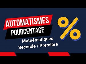 Automatismes : calculer avec des pourcentages #1
