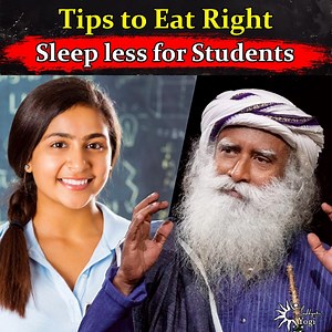 337K views · 1K shares | Tips to Eat right and Sleep less for Students | Yogic Insights | Facebook