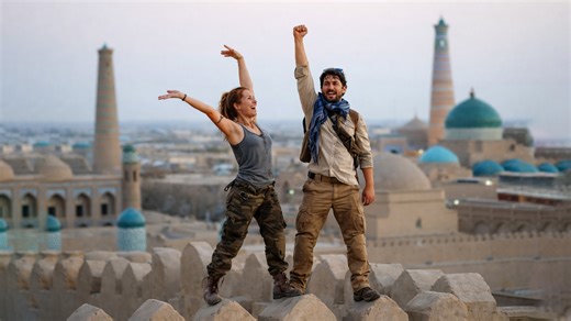 When adventure legends meet on screen