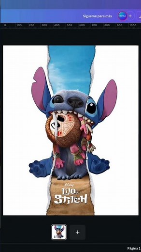 Idea de diseño fácil en Canva 🤯 #canva #stitch