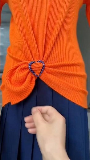 How to Knot a Sweater Without the Bulk ♥️ multiple design