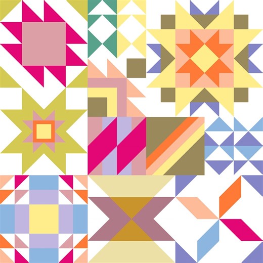 Block of the Month Quilt Pattern PDF | 11 Quilt Blocks | Modern Sampler Quilt | Beginner Friendly Quilt Pattern | Digital Sewing Pattern - Etsy Australia