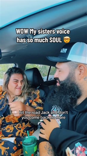 In this car, we love us some Ray Charles!!! #raycharles #hittheroadjack #americanidol #singingcover #singing #singers #cover #coversongs #siblings #siblinggoals #sister #brother #fypシ | Jimmy Levy